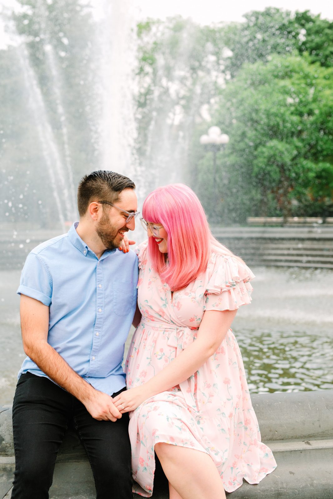 Colorful, Vibrant NYC Engagement With Rachel Mae Smith - Mary Costa
