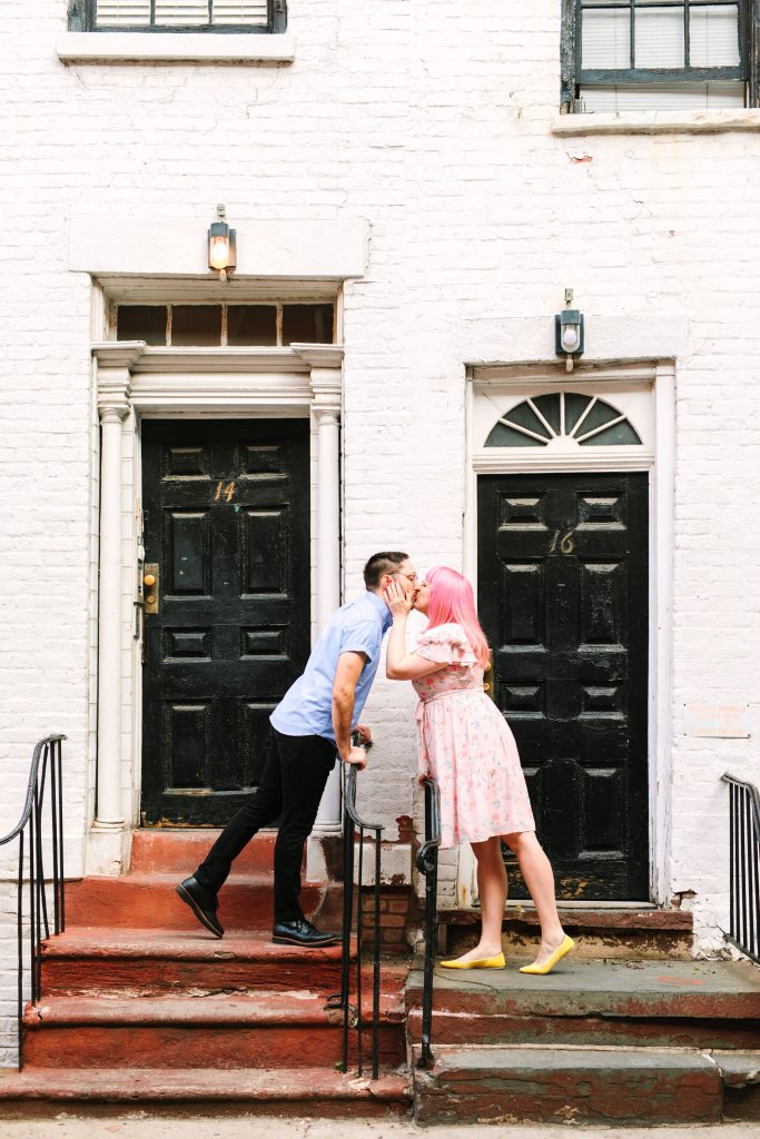 Colorful, Vibrant NYC Engagement With Rachel Mae Smith - Mary Costa