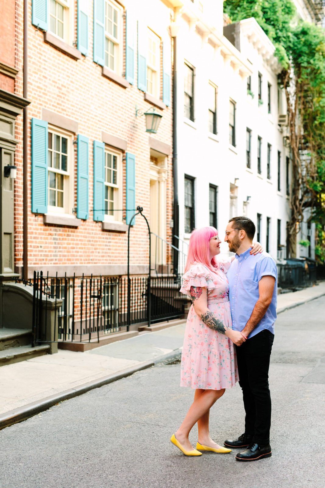 Colorful, Vibrant NYC Engagement With Rachel Mae Smith - Mary Costa